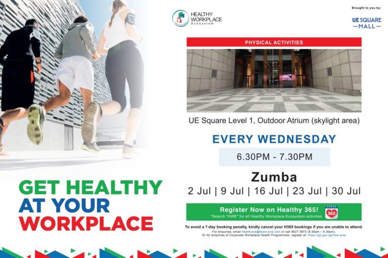 Let’s Get Moving at UE Square! | Shopping Mall Singapore | UE Square Mall